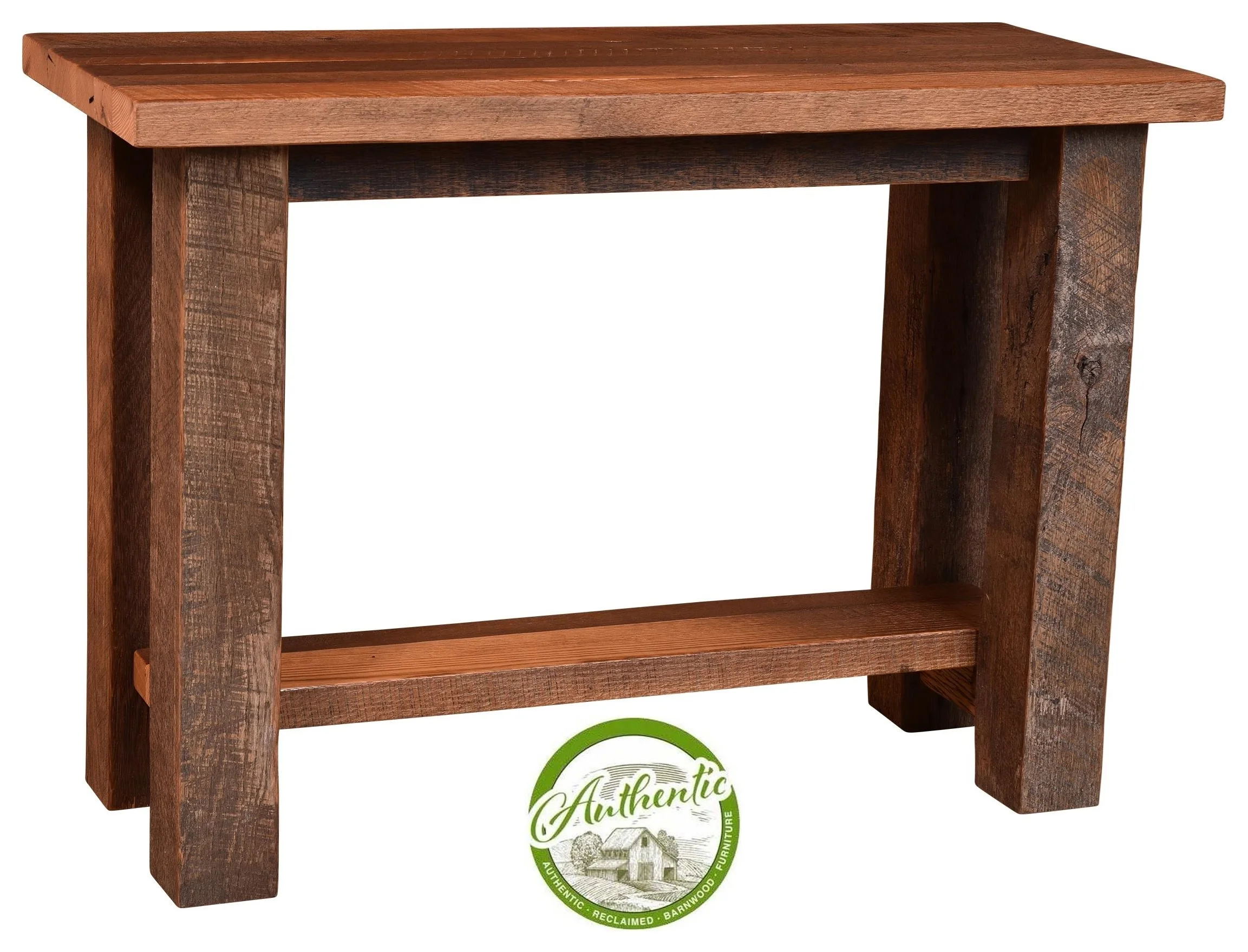 Urban Barnwood Furniture Almanzo WAY376-ASTS Reclaimed Barnwood Sofa Table | Wayside Furniture ...